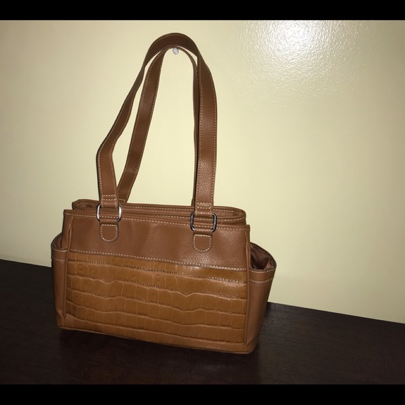 Bags | Camel Color Tote Hand Bag Purse | Poshmark